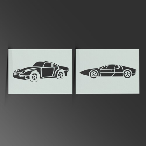 Car Stencil Cars Formula 1 Mylar Sheet Painting Wall Art Craft | Etsy