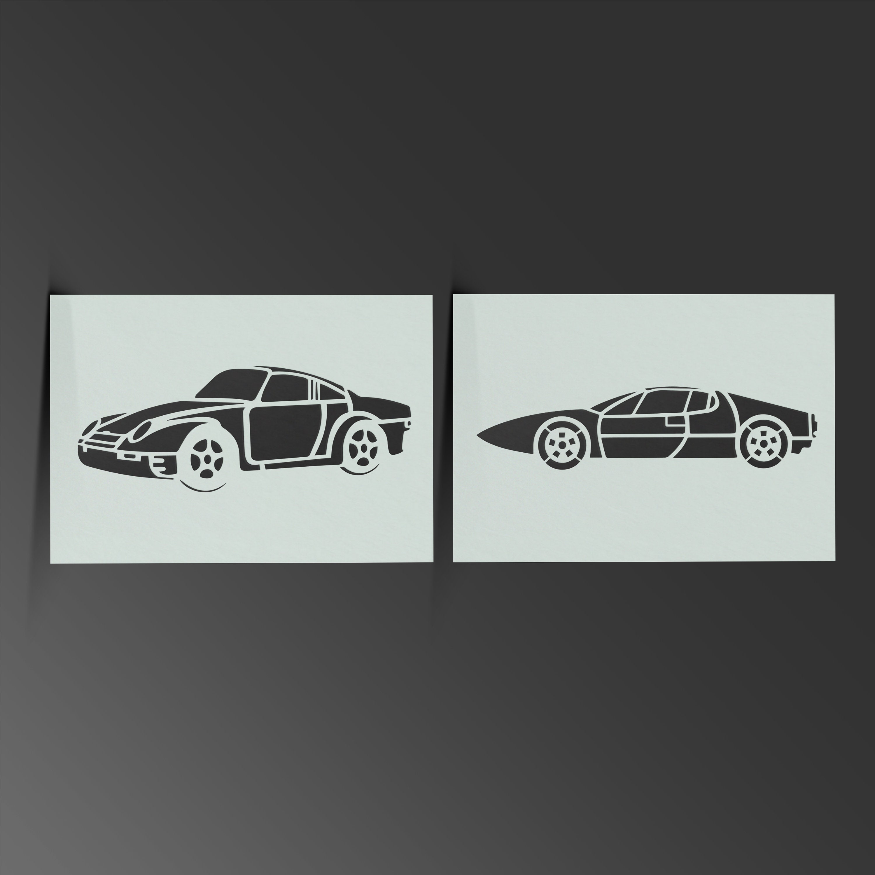 Car Stencil Cars Formula 1 Mylar Sheet Painting Wall Art Craft Airbrush ...