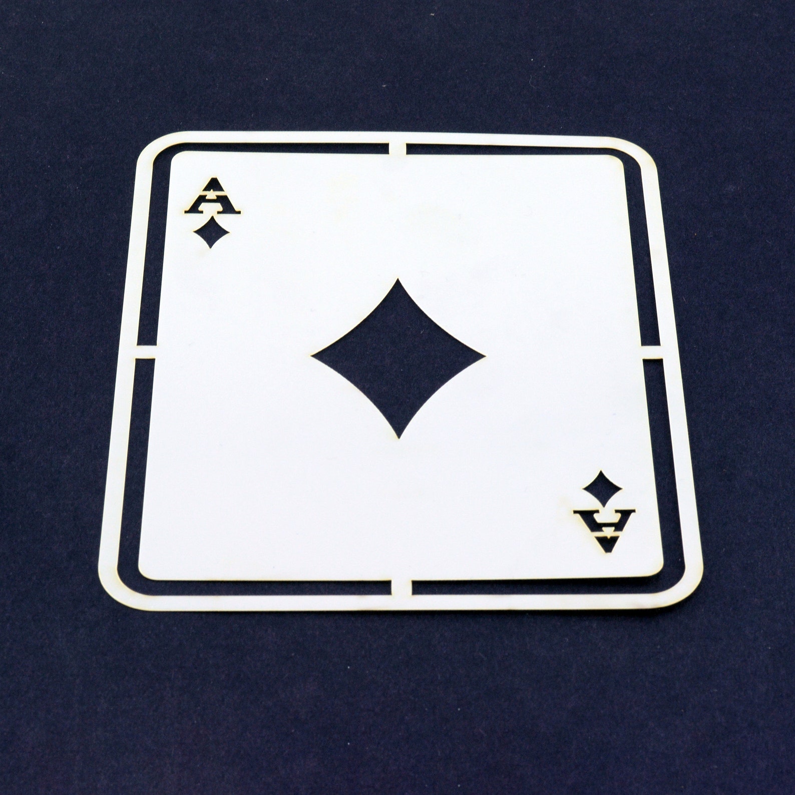 Playing Cards Aces Poker Ace of Spades Stencil Mylar Sheet Painting ...