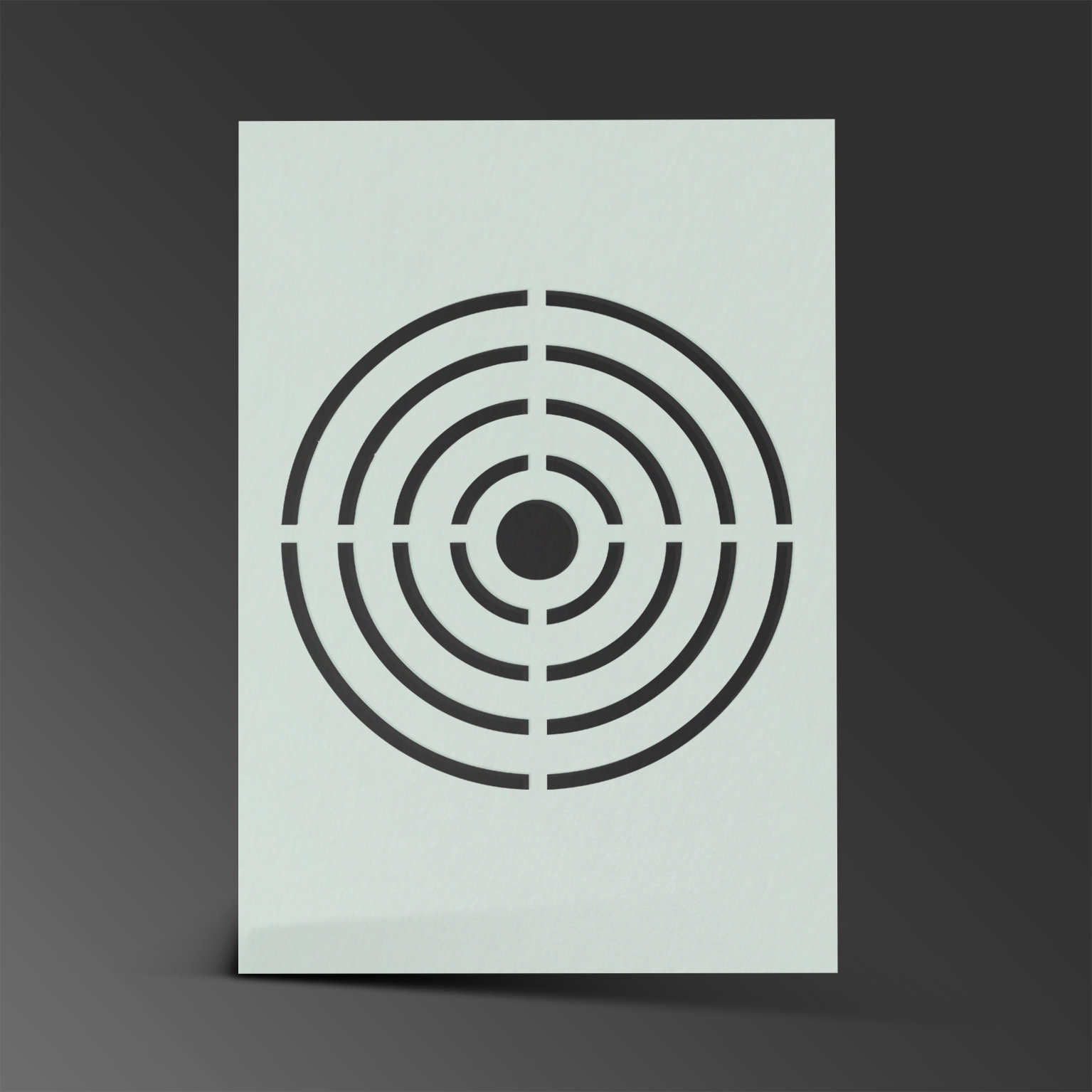 Bullseye Target Stencil Mylar Archery Shooting Sheet Painting | Etsy