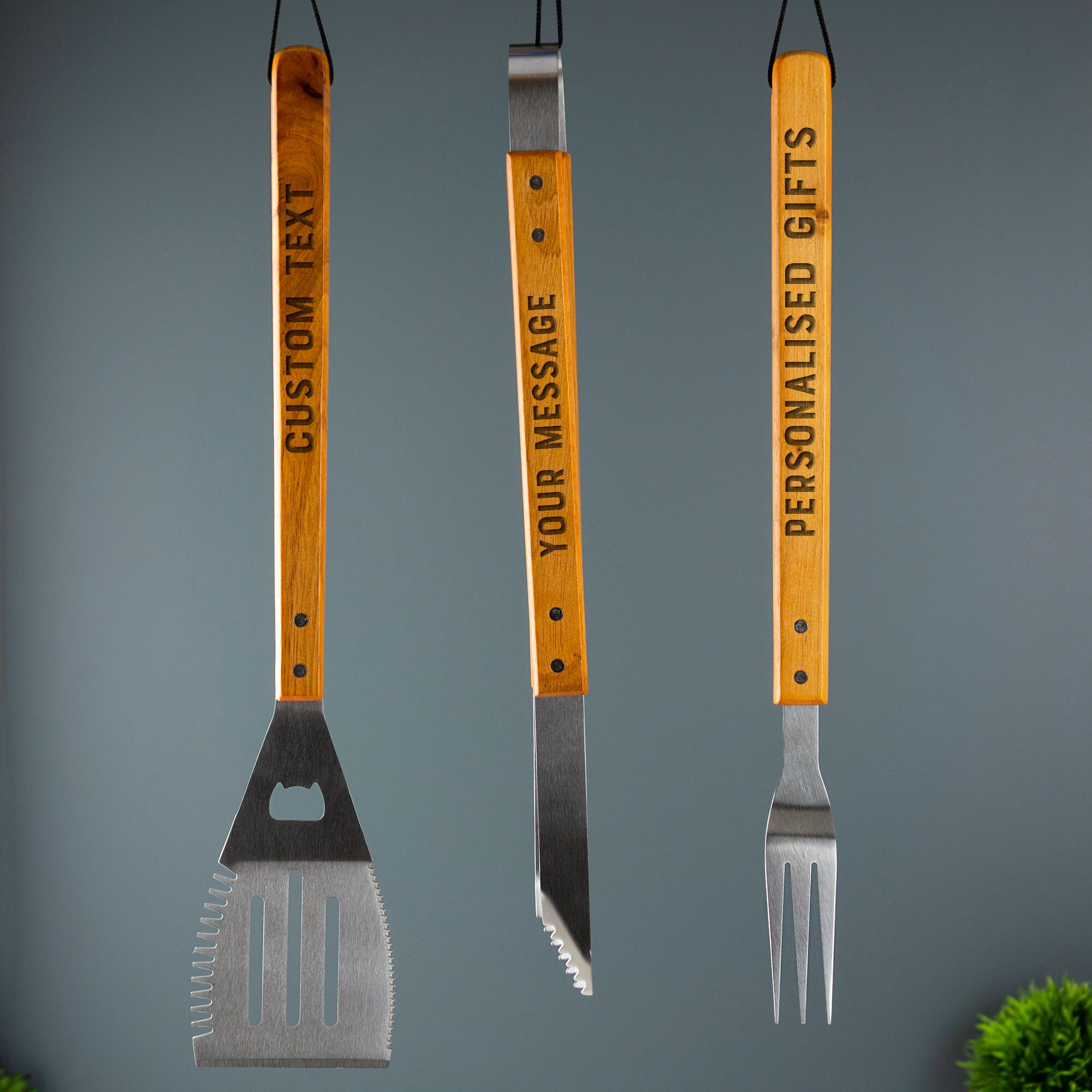 Personalised Barbeque BBQ Set Custom Engraved Tools Utensils - Etsy UK
