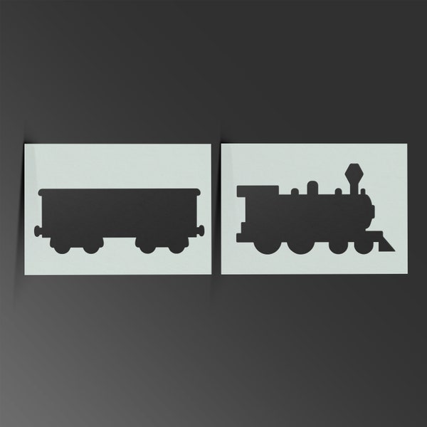 Train Stencil - Etsy