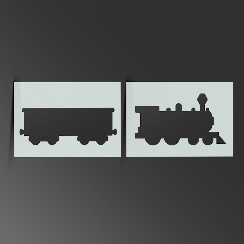 Train Stencil - Etsy