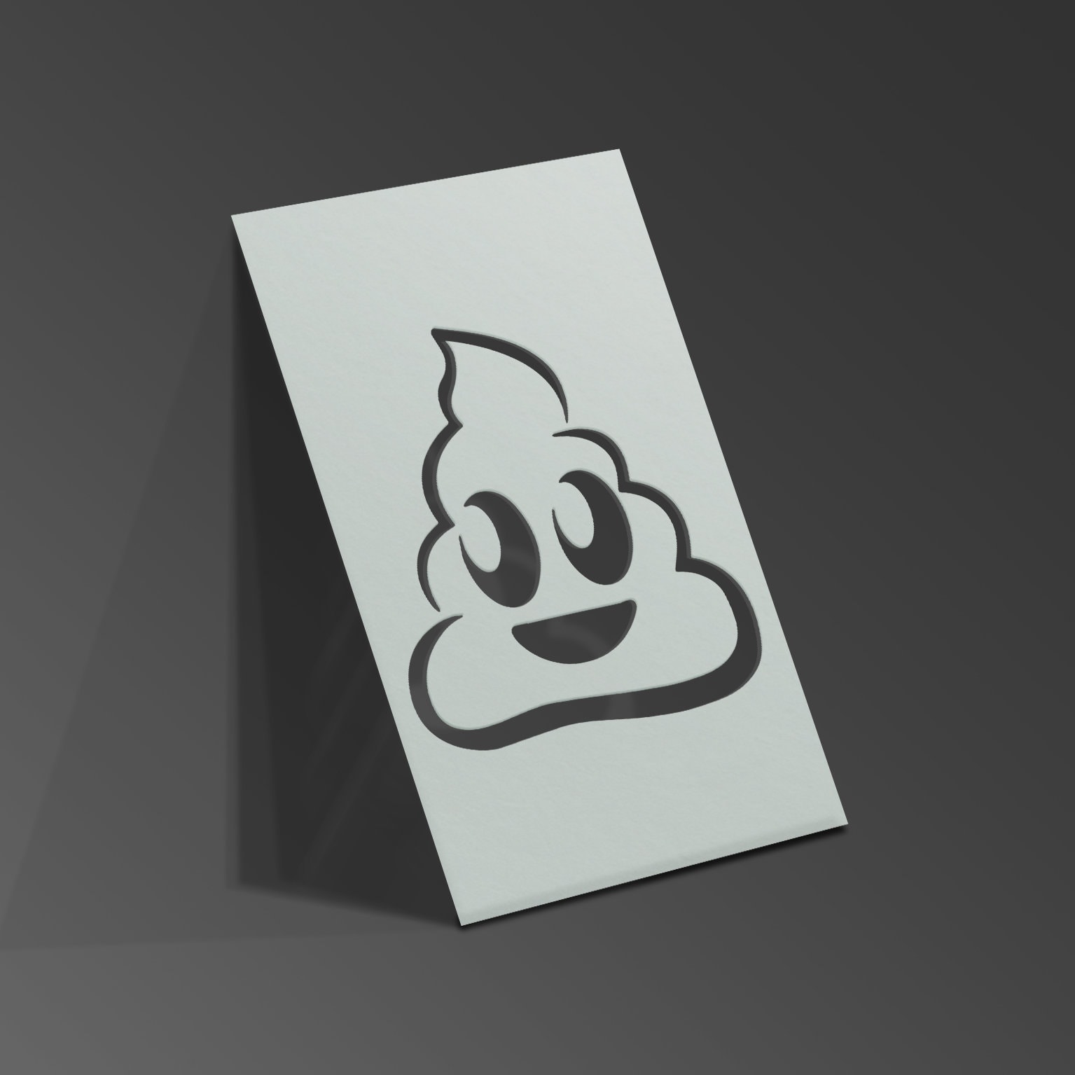 Poo Stencil Poop Sht Mylar Sheet Painting Wall Art Craft | Etsy