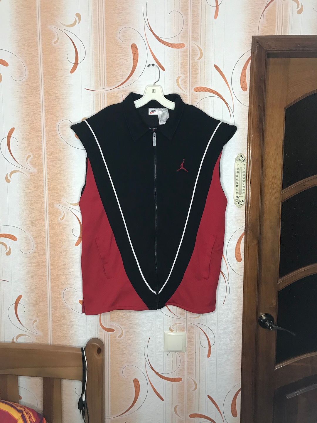 00s Vintage Mens NIKE AIR JORDAN Vest Jacket Black Size L - Etsy