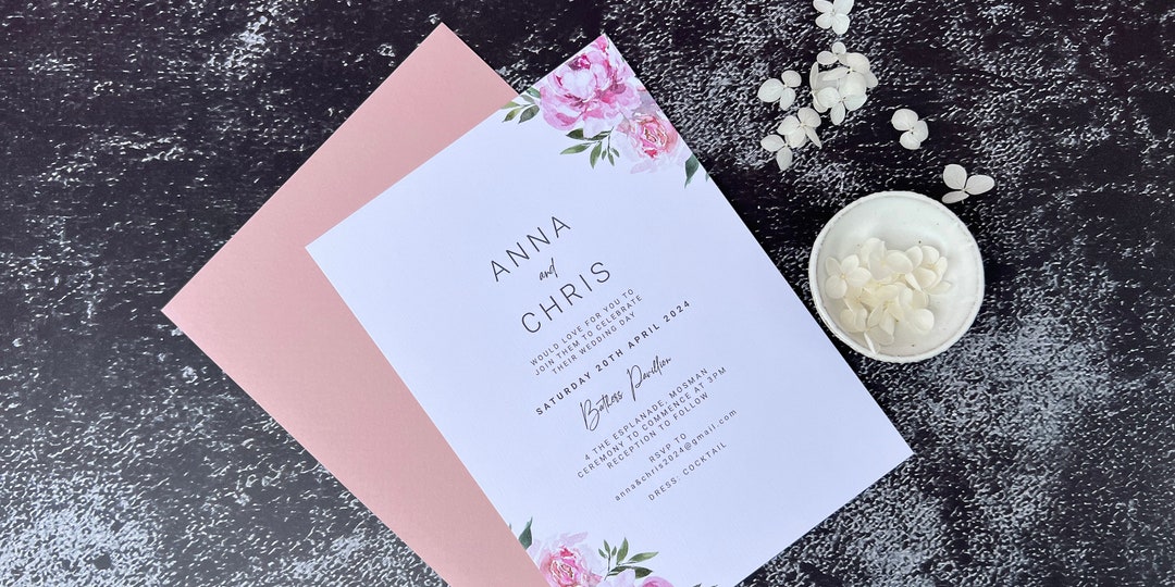 PRINTING SERVICE for Wedding Invitations & Extra Cards – Send Us Your ...