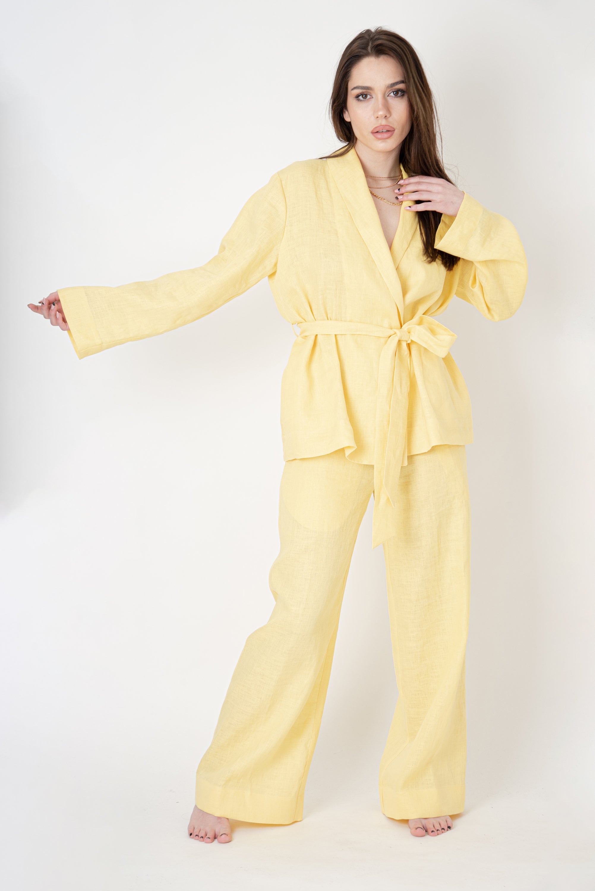 Linen Two Piece Set/Women's Linen Set/Loose Linen - Etsy France