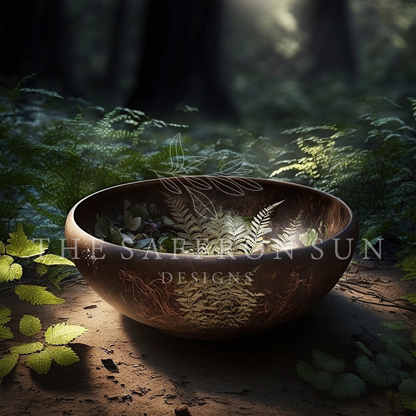 X7 Newborn Digital Backdrop Leafy Woods COLLECTION OF 7 - Etsy