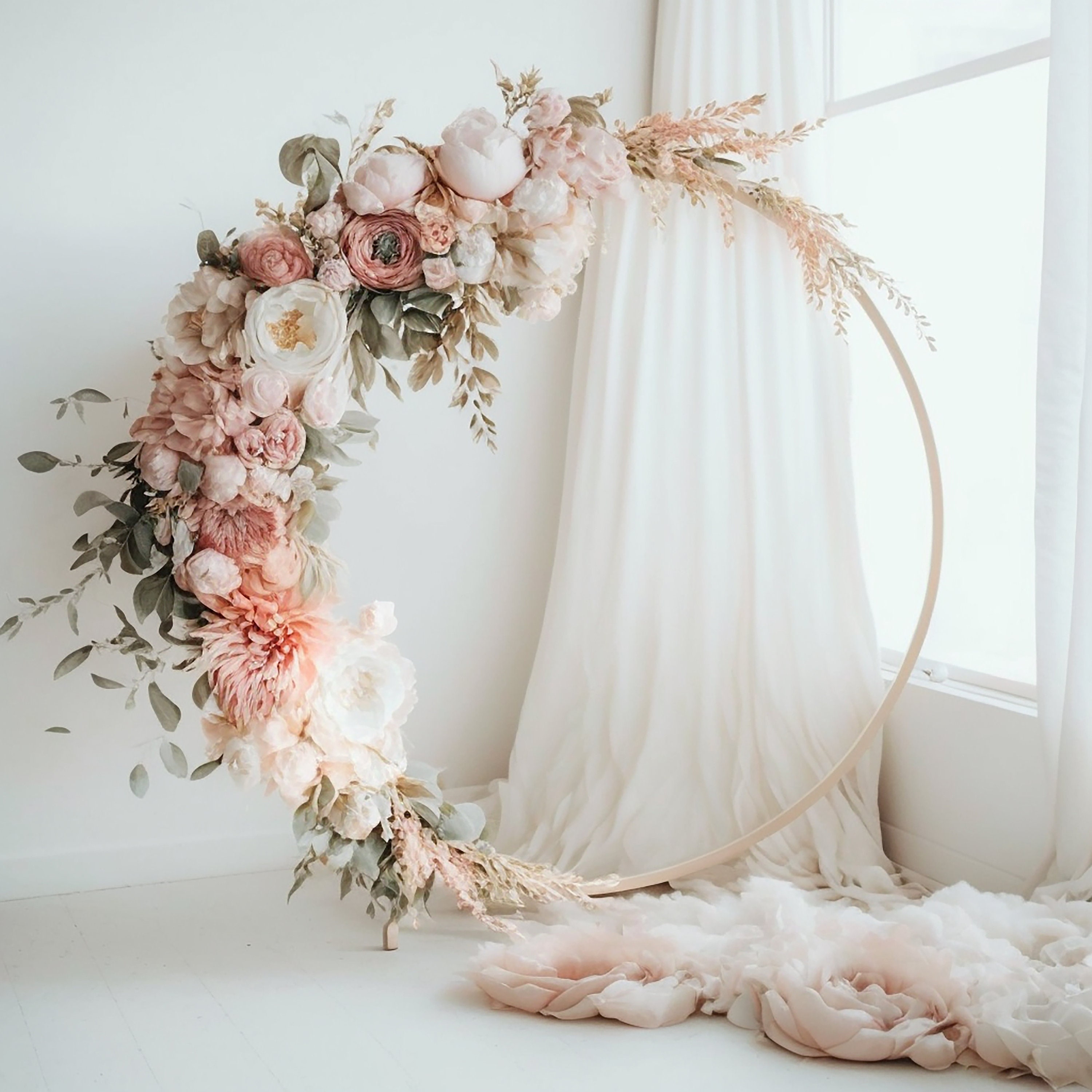 X3 Bundle Floral Wreath Photoshop Overlays - Etsy