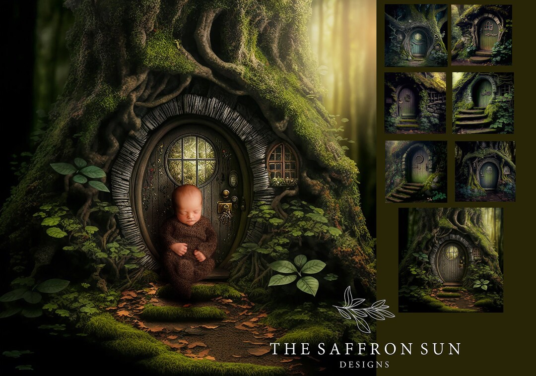 X7 Newborn Digital Backdrop, Newborn Digital Background, Treehouse ...