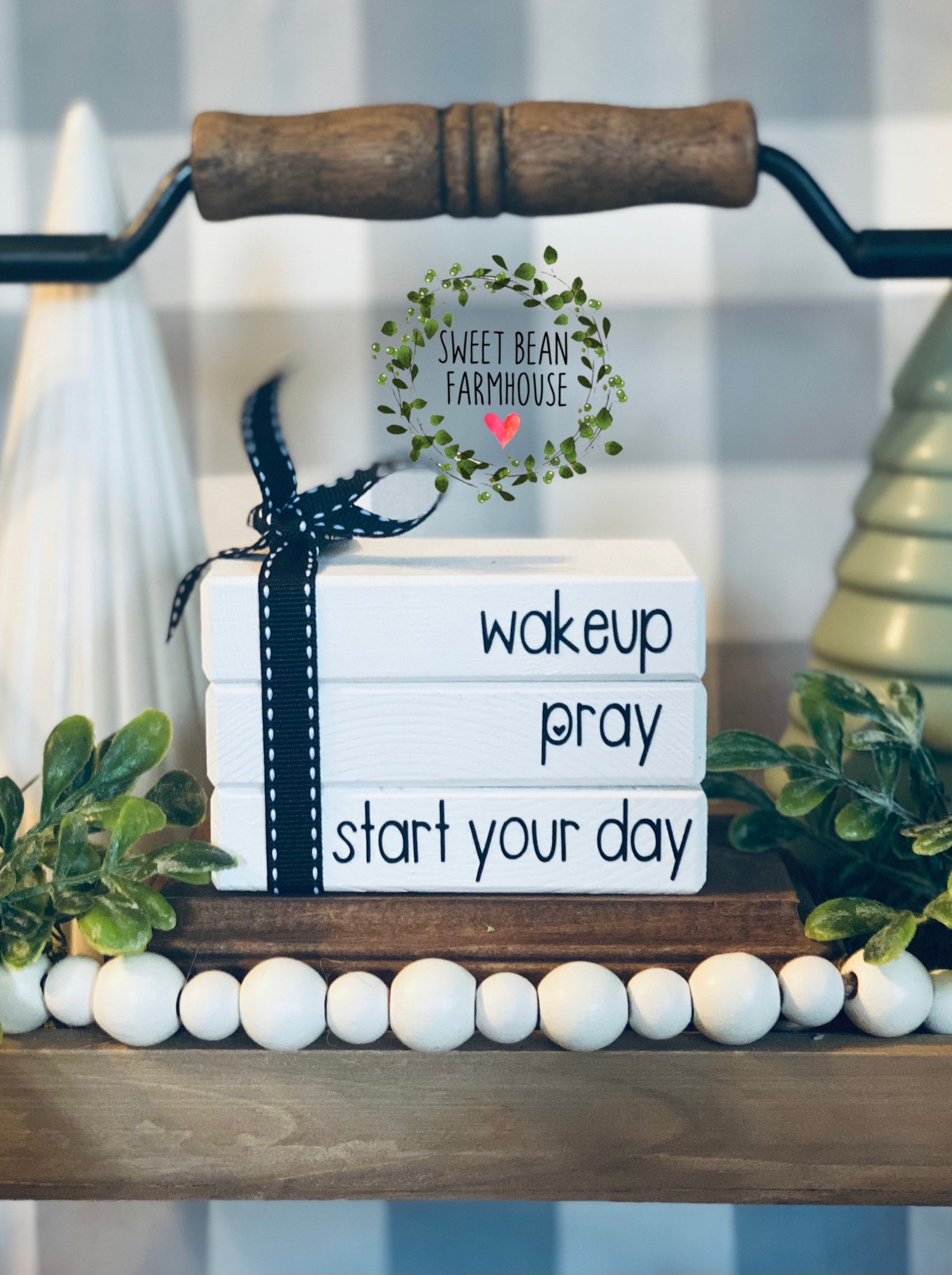 Religious Christian Tiered Tray Decor Christian Decor Faith - Etsy