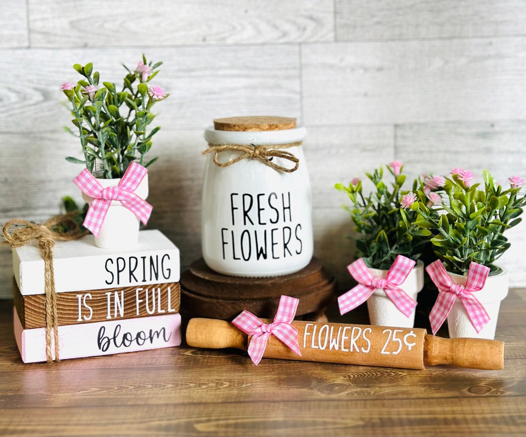 Spring Tiered Tray Decor Spring Decor Spring Farmhouse Decor Spring ...