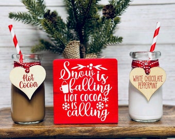 Christmas Cocoa Tray - Etsy