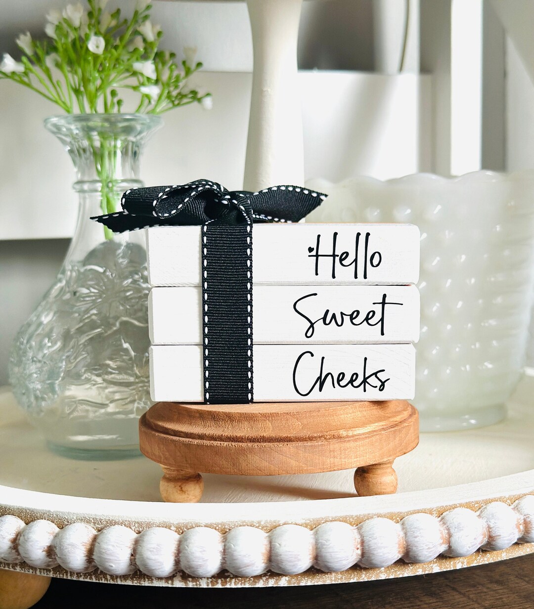 Hello Sweet Cheeks Farmhouse Bathroom Decoration Rustic Guest Bathroom ...