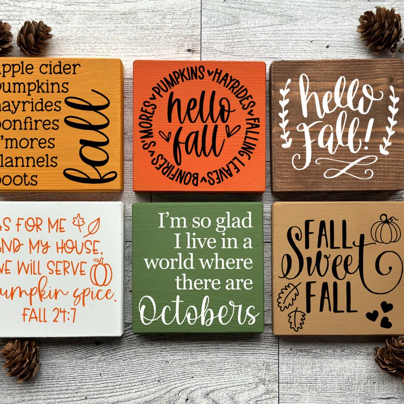 Small Fall Sign - Etsy
