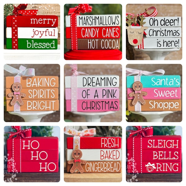 Christmas Mini Books - Etsy