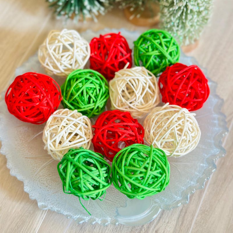 Rattan Balls - Etsy