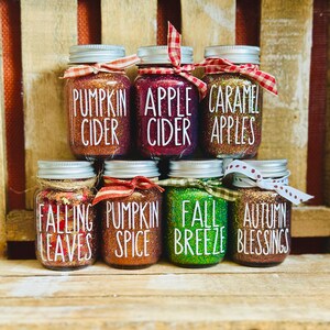 Fall Mini Mason Jar Fall Tiered Tray Fall Farmhouse Shelf Decor Autumn ...