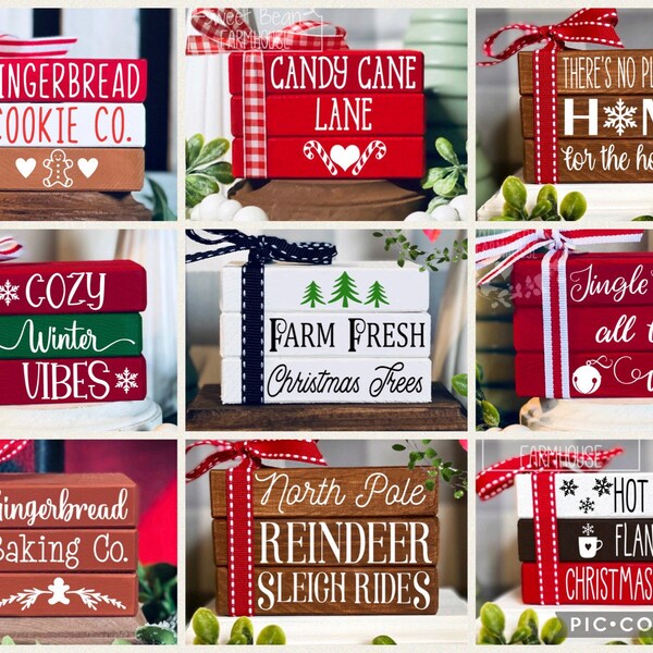 Christmas Mini Books - Etsy