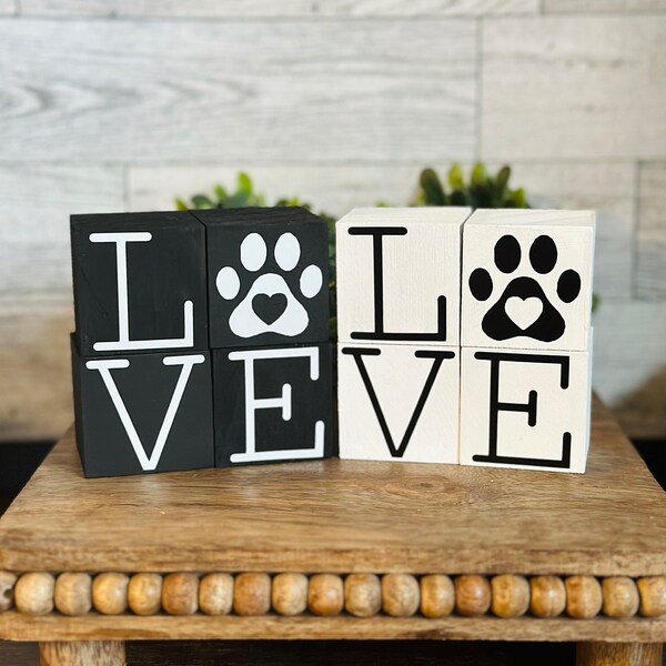 Dog Stacking Blocks - Etsy