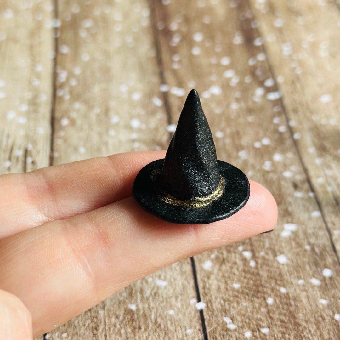 Mini Witch Hat Tiny Witches Hat Halloween Miniature Haunted Dollhouse ...