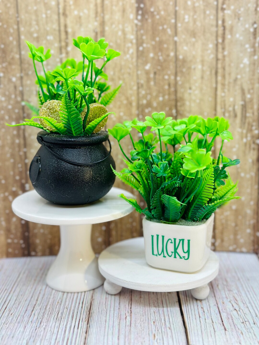 St Patricks Day Decor St Patricks Day Tiered Tray Decor Saint Patricks ...