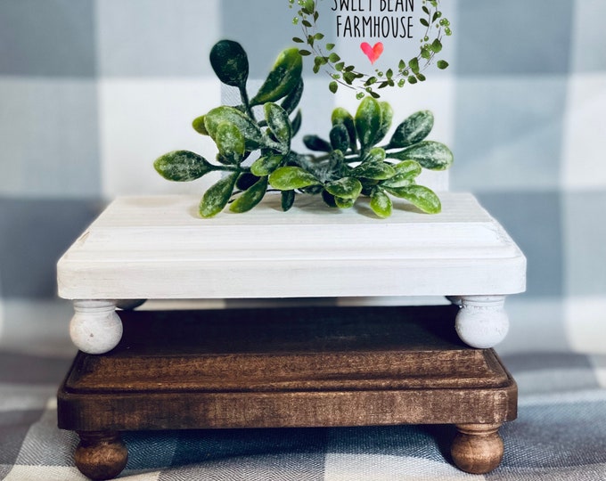 Wooden Riser for Display Wood Pedestal for Kitchen Countertop Wooden ...