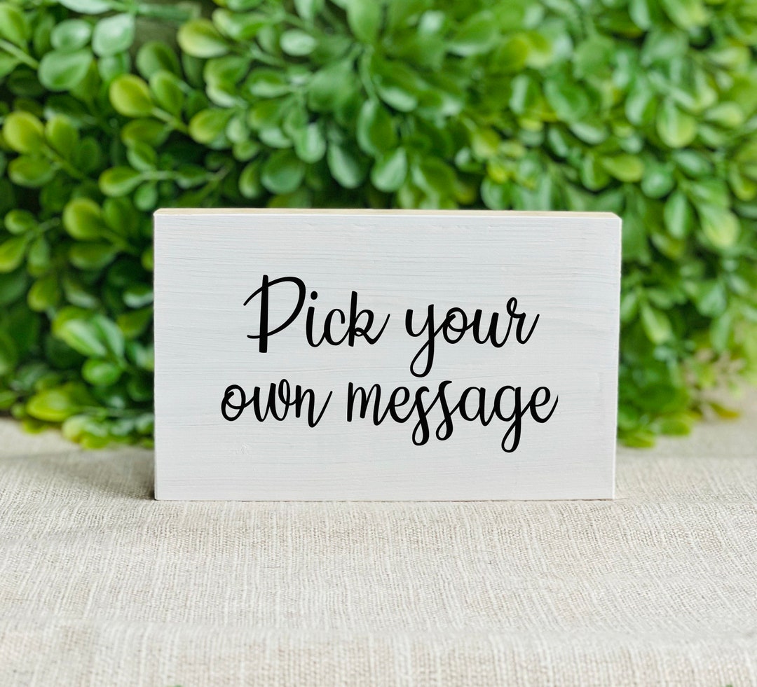 Custom Sign Customized Mini Sign Personalized Sign Customized - Etsy