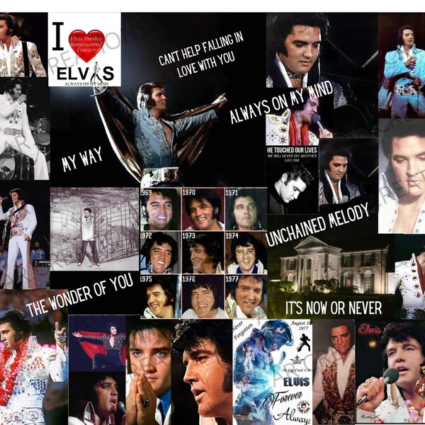 Elvis Presley Png Sublimation - Etsy