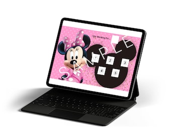 Minnie Mouse Token Board - Etsy