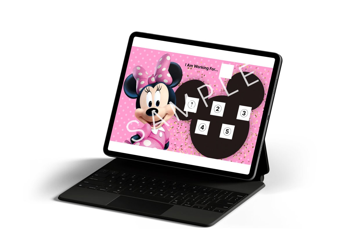 Minnie Mouse Token Board - Etsy