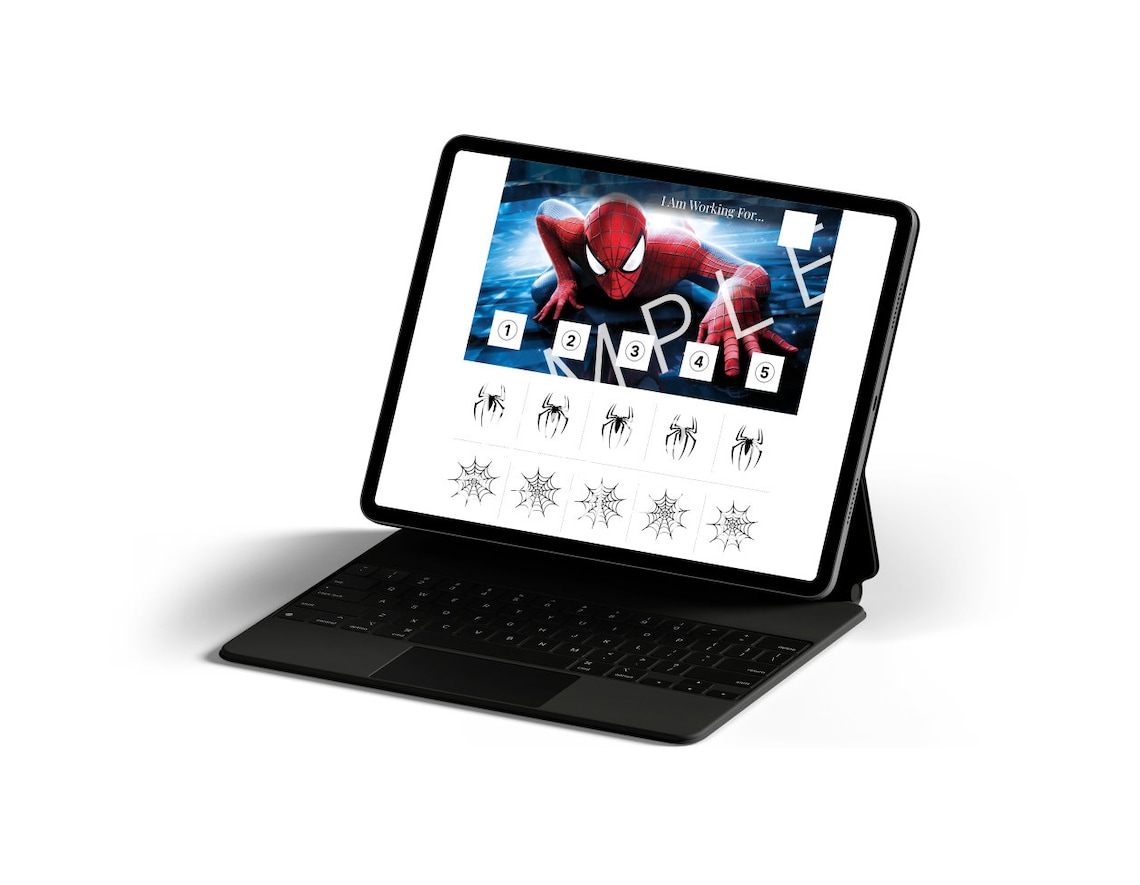 Spiderman Digital/printable Token Board - Etsy