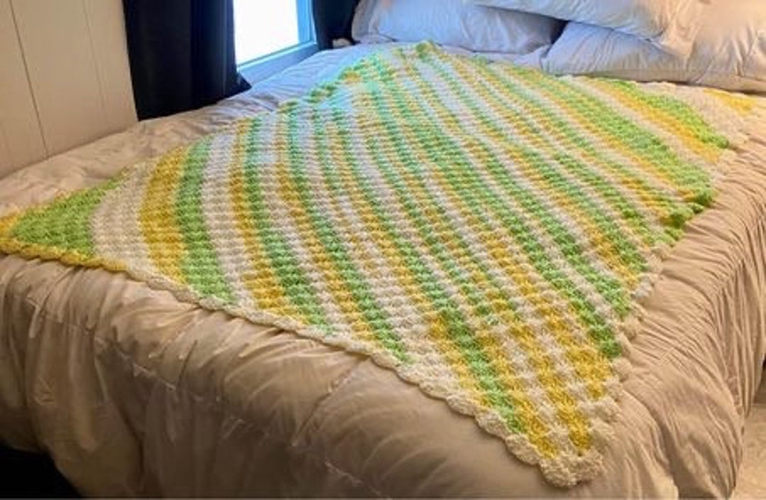 Melon Pop Twin Size Afghan - Etsy