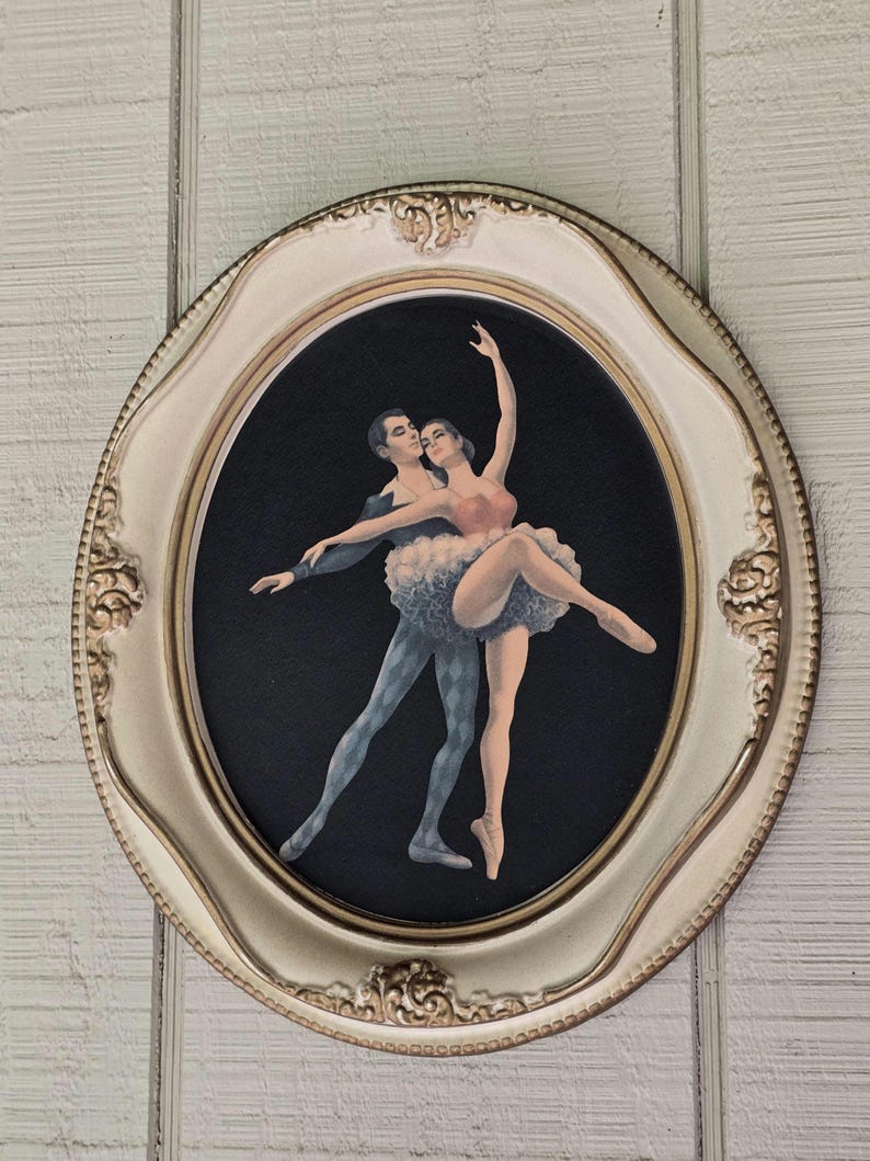 Beautiful Vintage Ballerina Print Portrait Frames - Etsy