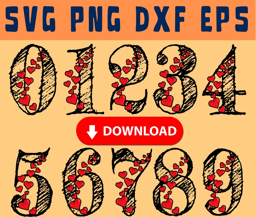 Birthday SVG Number SVG Numbering SVG Sport Numbers - Etsy