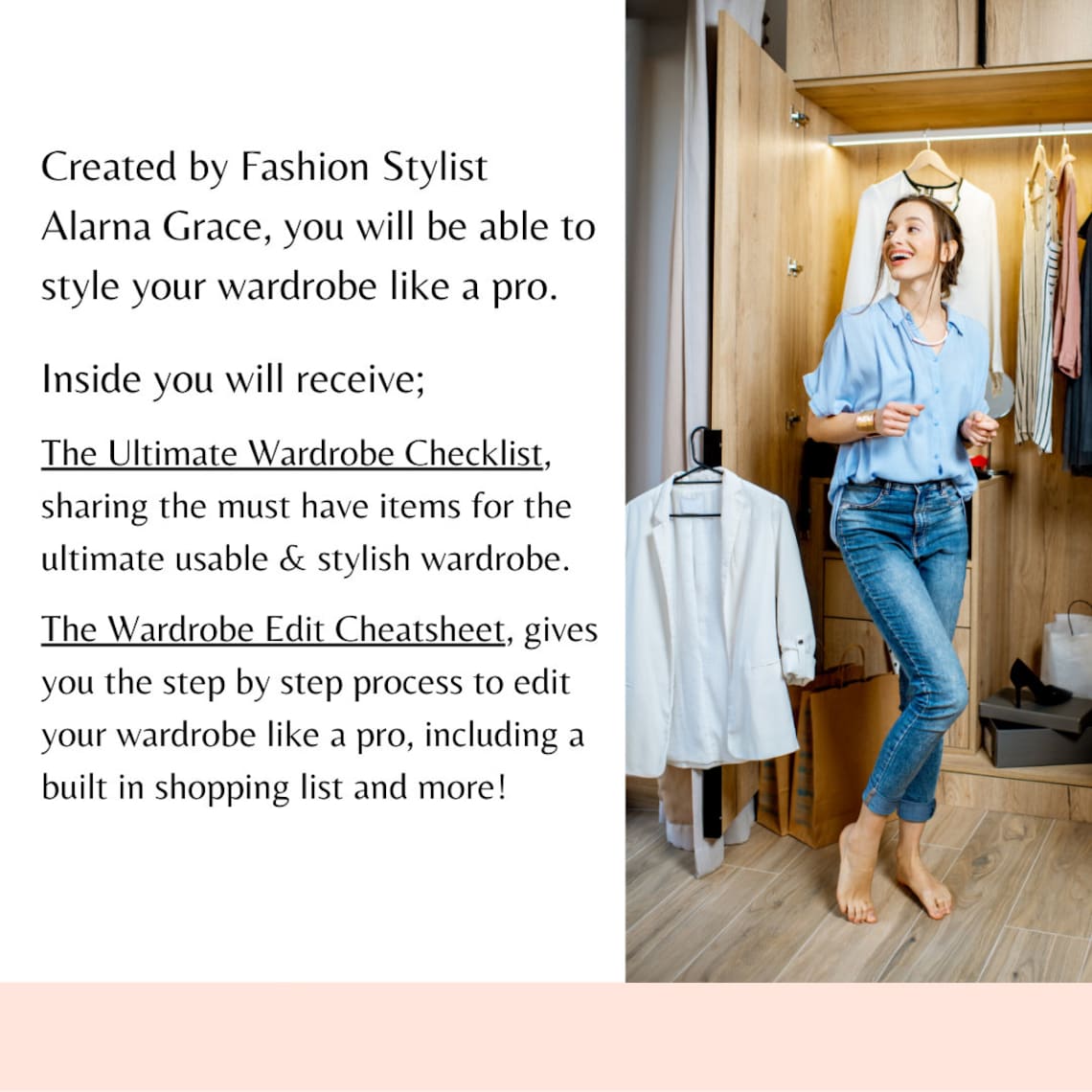 Printable Wardrobe Checklist & Step by Step Guide, Woman's Wear ...
