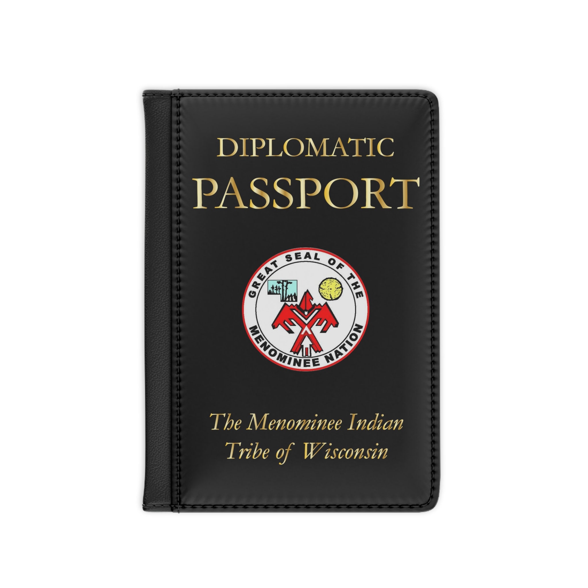 The Menominee Indian Tribe of Wisconsin Diplomatic Passport Cover sold ...