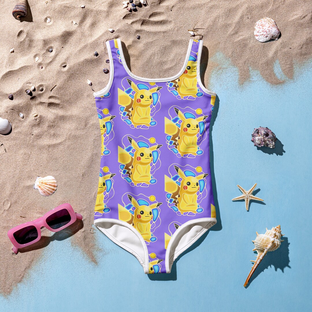 Indigenous Style Pokémon Design Kids Swimsuit - Etsy