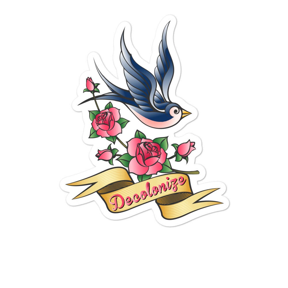 Decolonize Sticker | Etsy