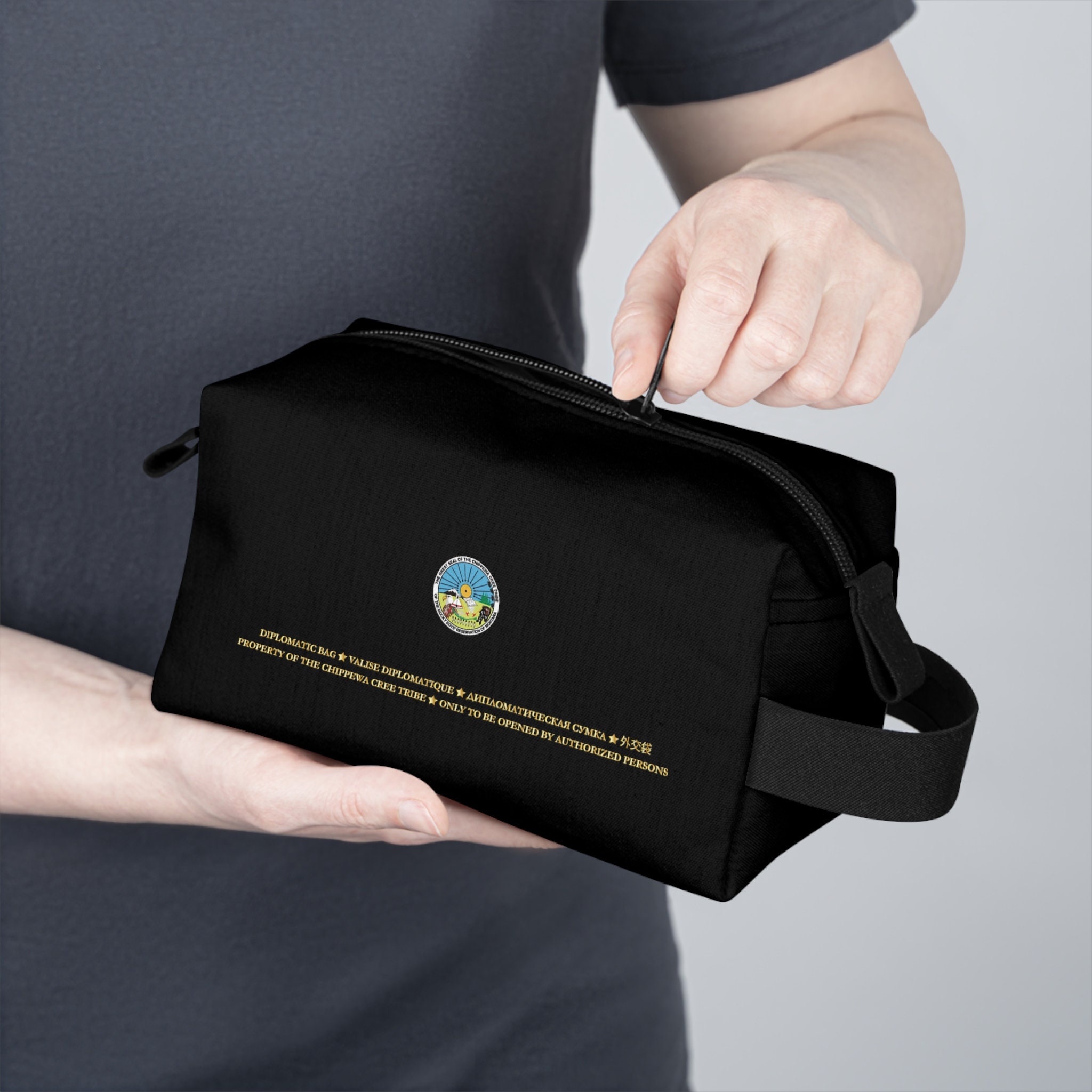 Chippewa Cree Tribe Diplomatic Pouch Travel Bag - Etsy