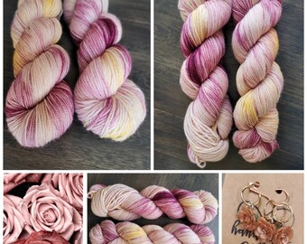 Rose Gold Yarn | Etsy
