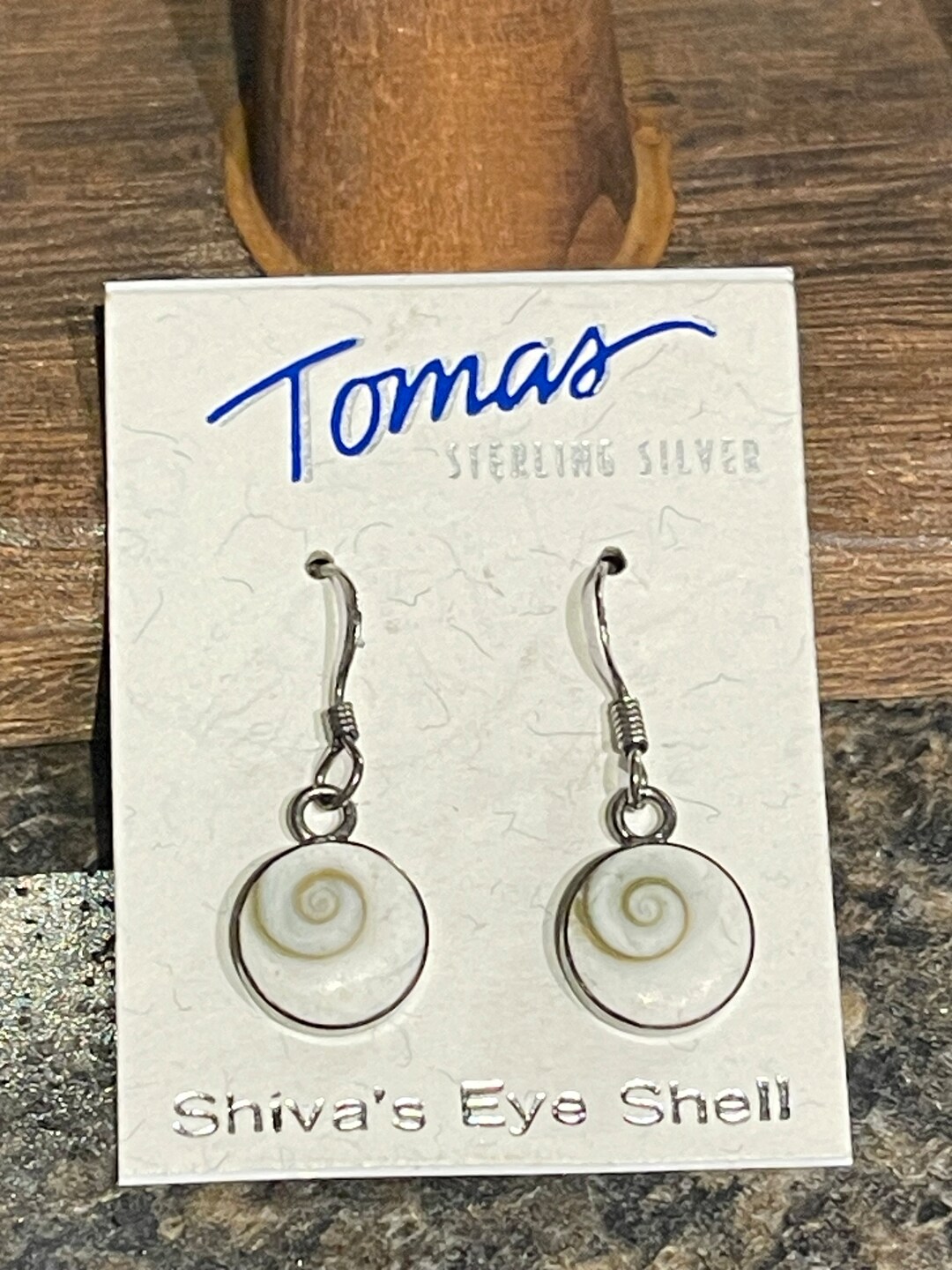 Thomas Tucker New Signed Sterling & Moon Shell shivas Eye - Etsy