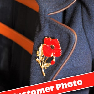 Poppy Brooch Gift Remembrance Day Brooch Bestseller 2020 - Etsy UK