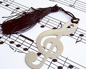 Musical Note Bookmark - Etsy