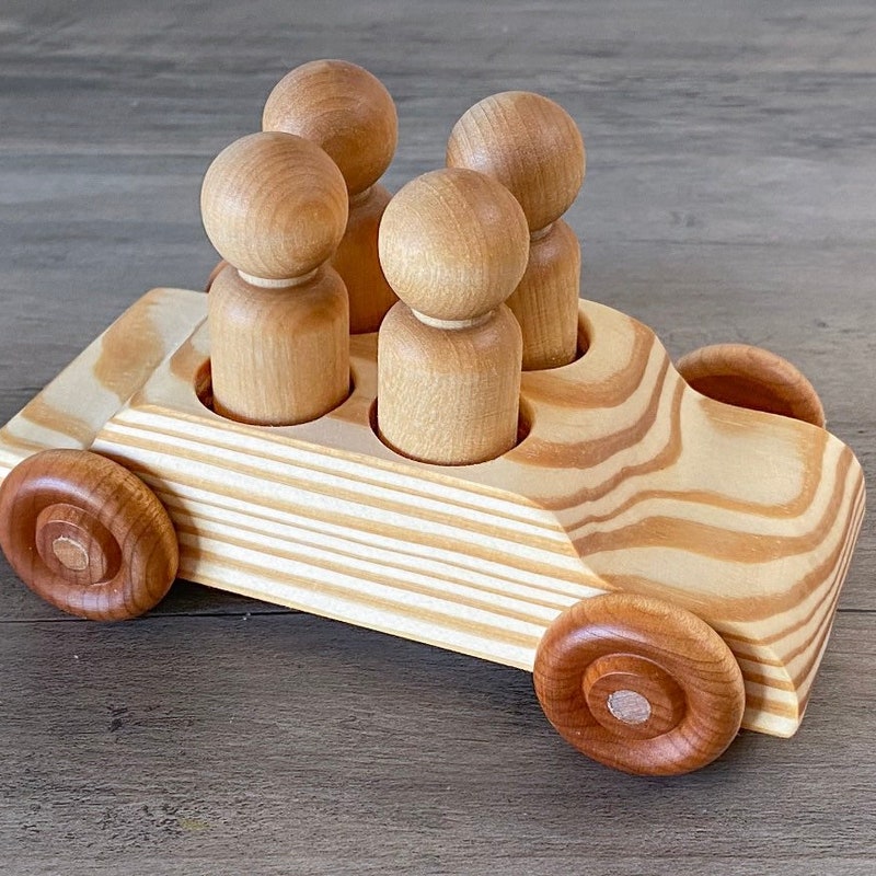 Peg People Car - Etsy