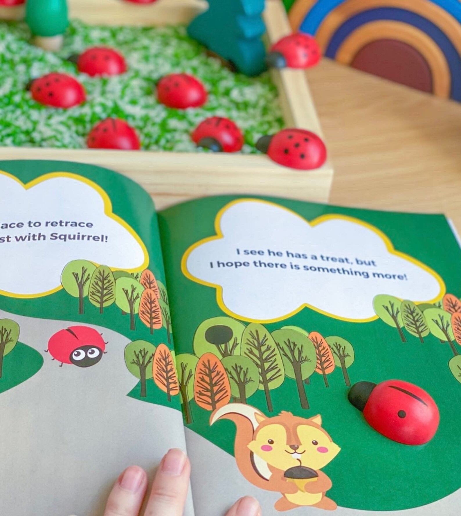 Counting Numbers Lady Bugs Wooden Educational Toy Set of 10 / - Etsy