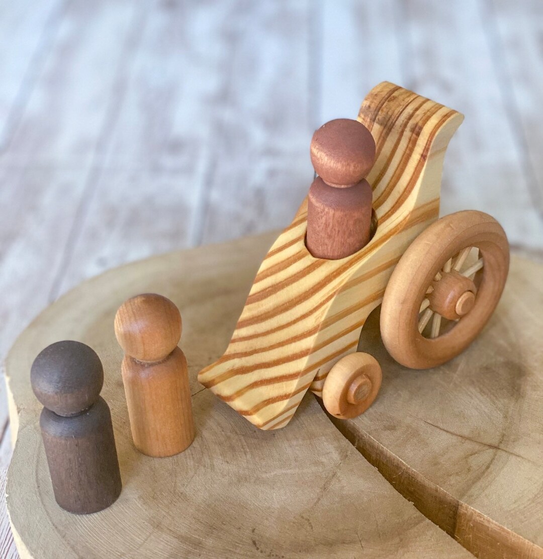 Wooden Peg Doll Wheelchair / Inclusive Peg Dolls / Differently Abled ...