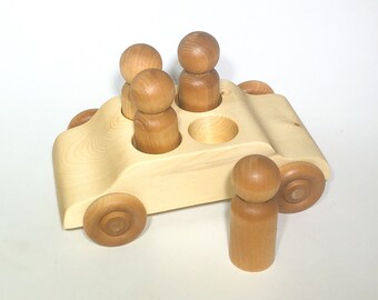 Peg People Car | Etsy