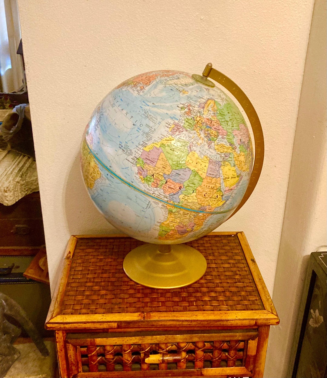 Vintage Globemaster 12 Inch World Globe, Replogle Globemaster World ...