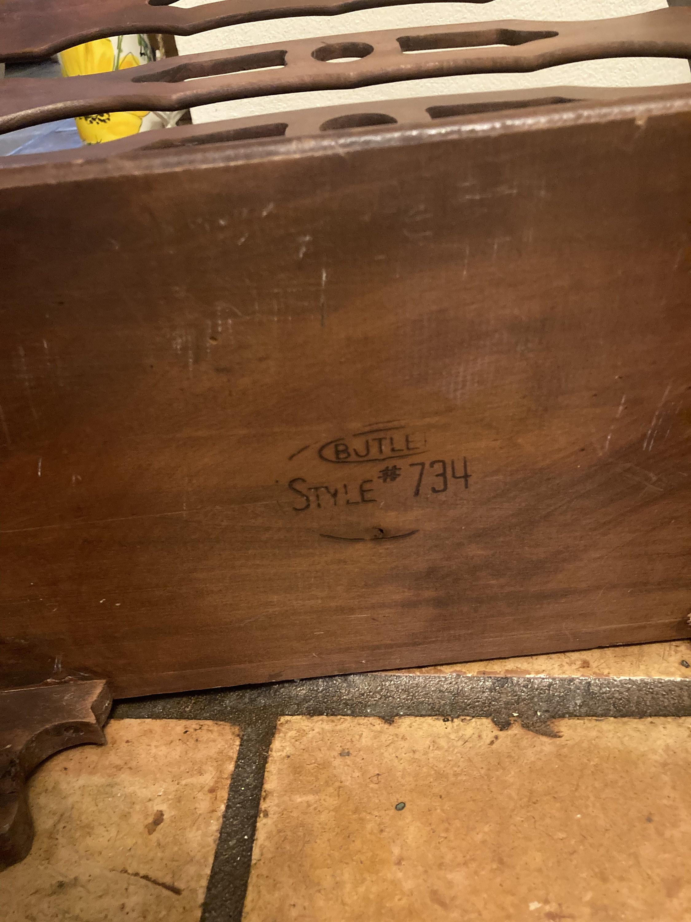 Vintage Butler Wood Magazine Rack Midcentury Magazine Rack - Etsy